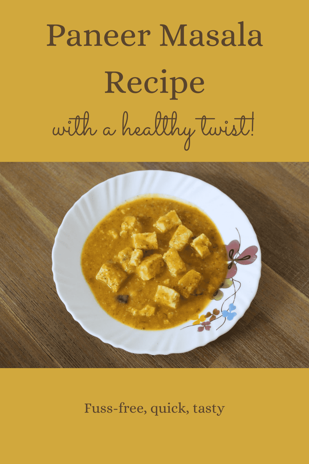 Paneer Masala Recipe With a Healthy Twist - Gut Health From Scratch